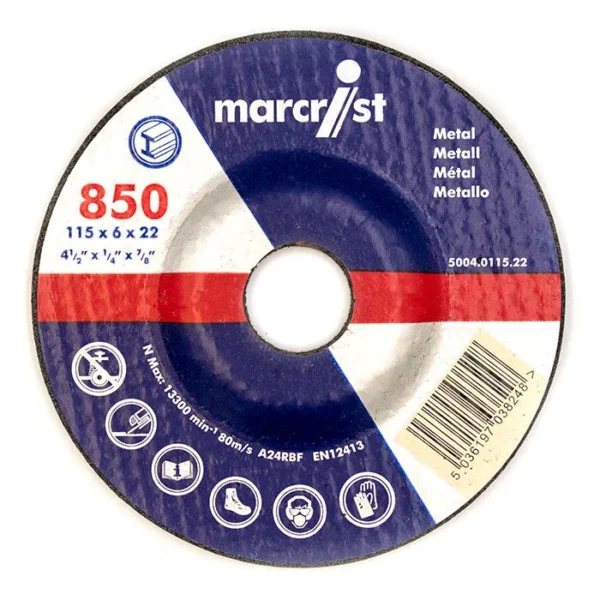 850 Metal Grinding Disc - Pack 25 - Marcrist UK